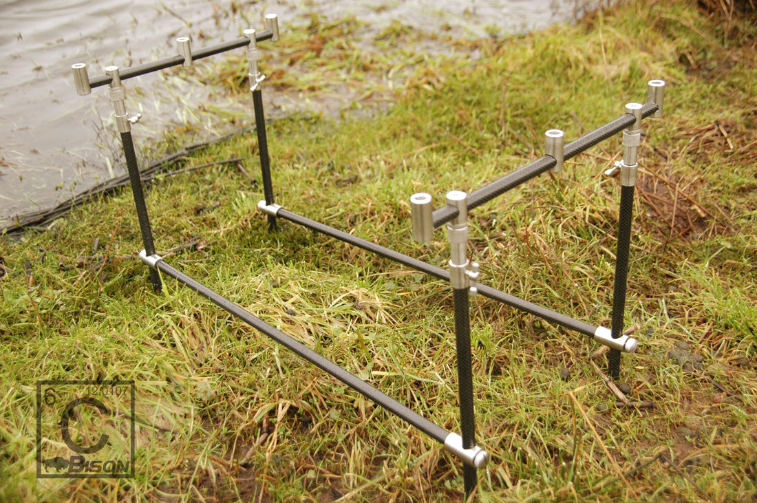 BISON CARBON FIBRE BANK STICK STABILIZER CROSS BAR FOR ROD POD, GOAL P ...