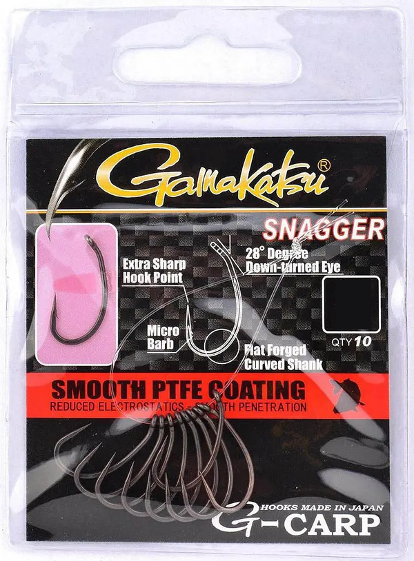 Gamakatsu G-Carp Snagger Hooks – Fishingmad