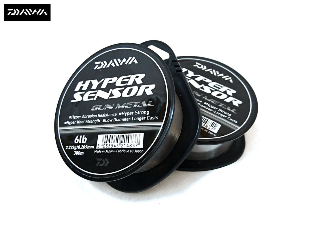Daiwa Hyper Sensor Gun Metal Monofil Fishing Line 300m Spool - All Siz ...