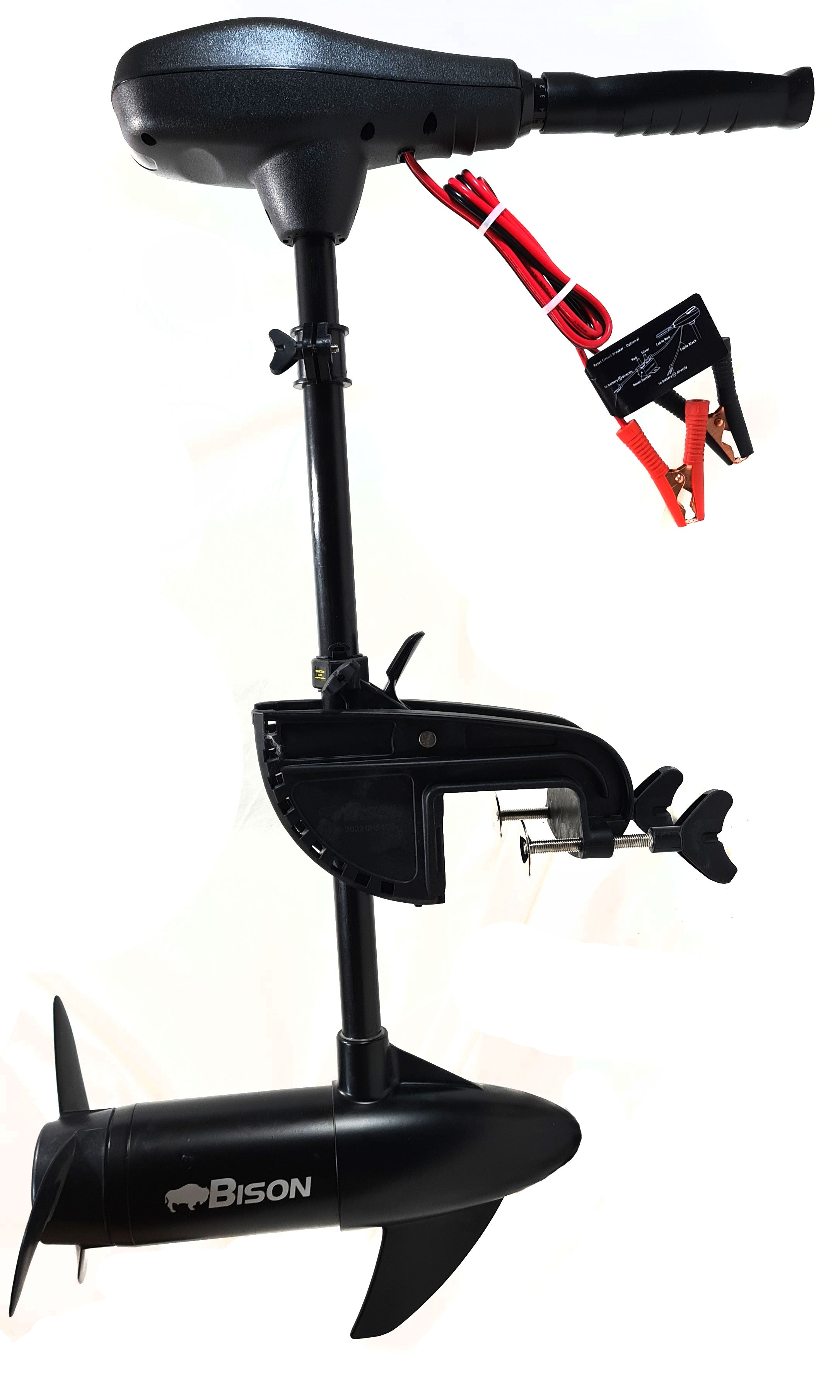 BISON 55lb SHORT SHAFT ELECTRIC OUTBOARD MOTOR – Fishingmad