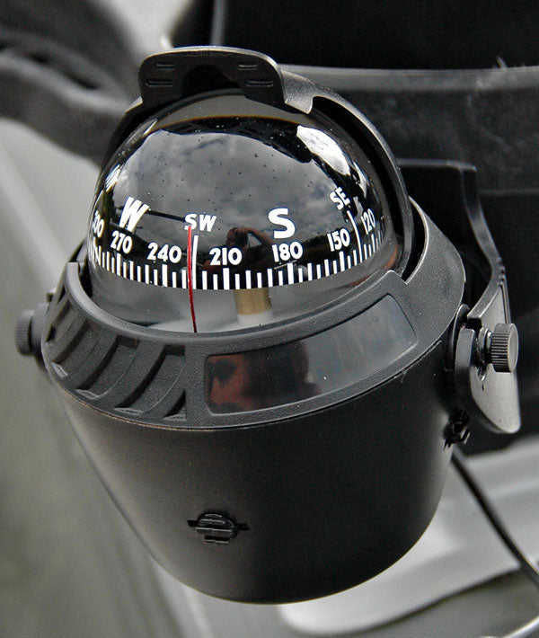 BISON MARINE SYSTEM COMPASS complete with deck mount – Fishingmad